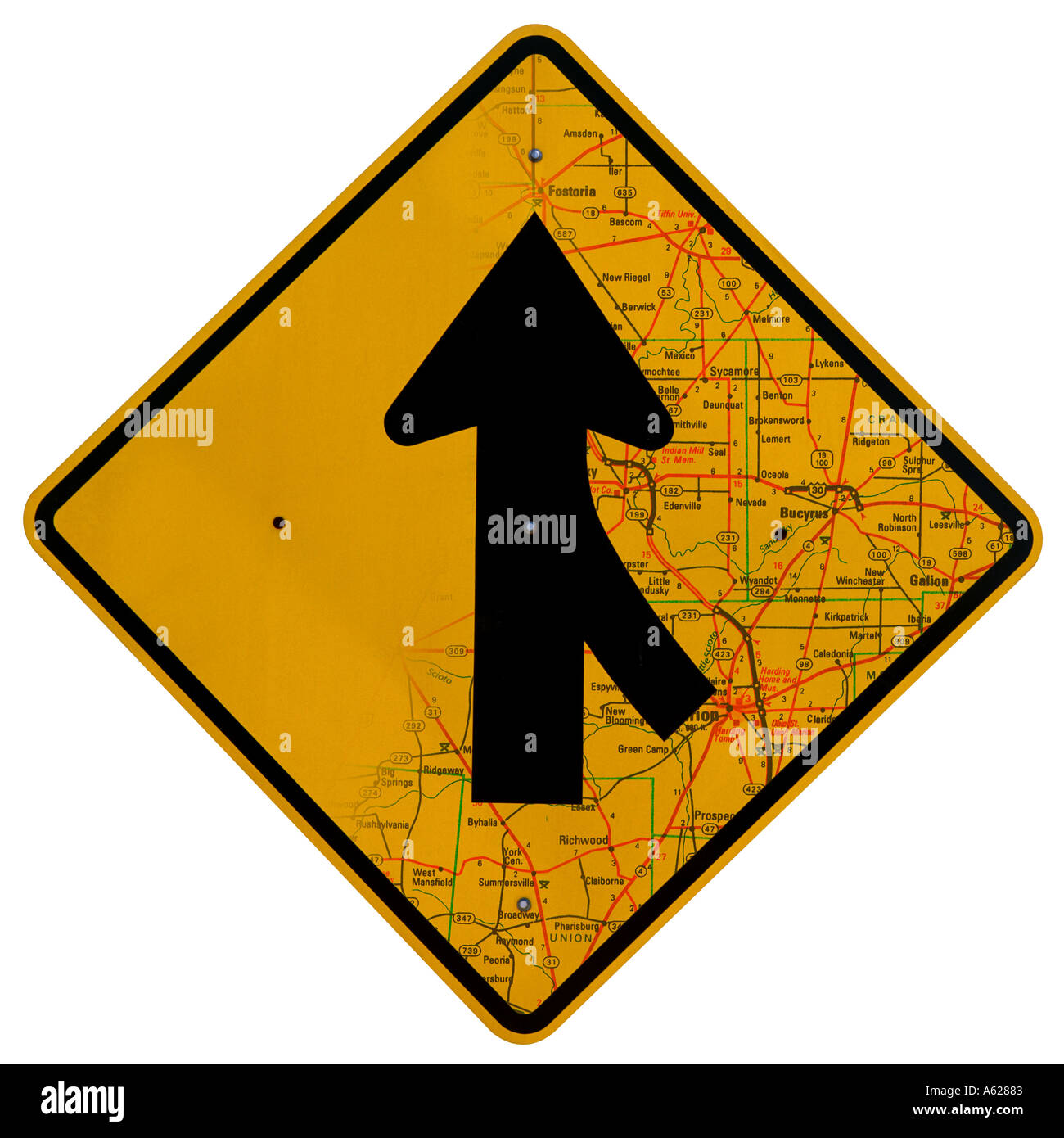 Merge arrow hi-res stock photography and images - Alamy
