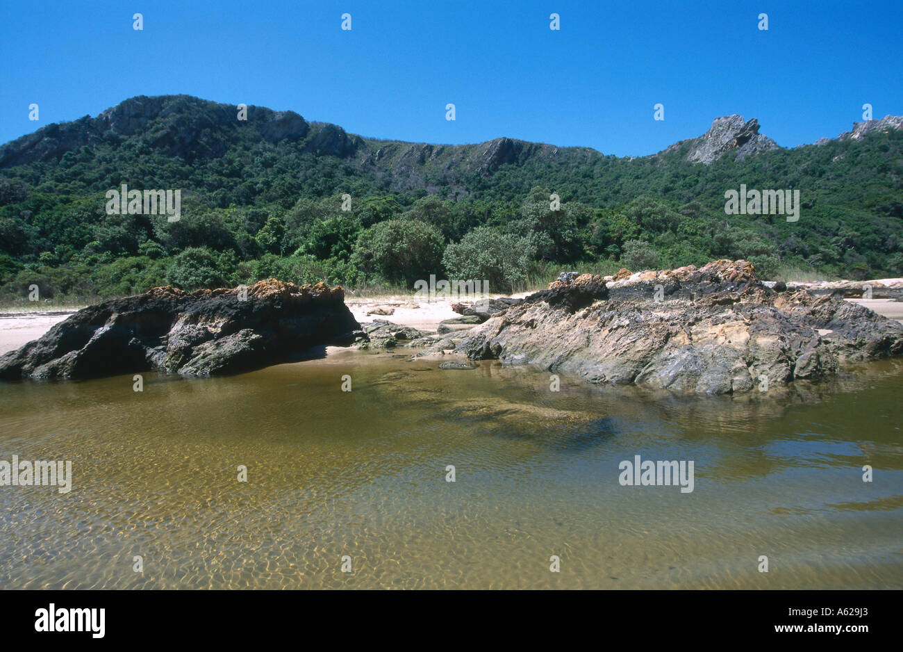 Rock formation on beach, Eastern Cape, South Africa Stock Photo - Alamy