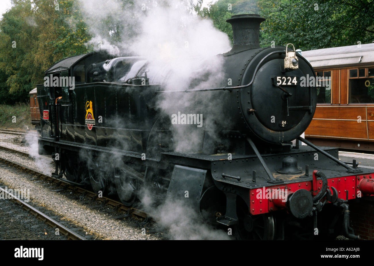 Steam train 5224 Stock Photo - Alamy