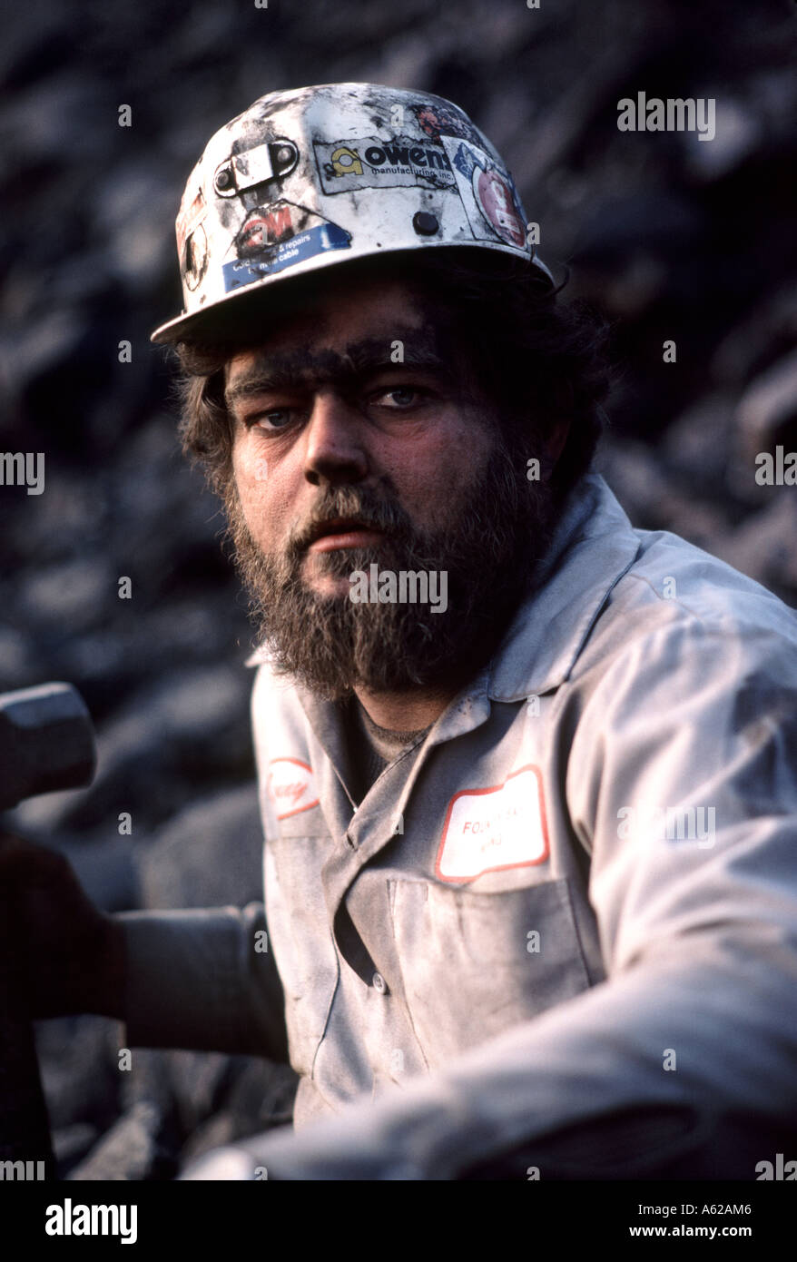 Coal miner portrait hi-res stock photography and images - Alamy