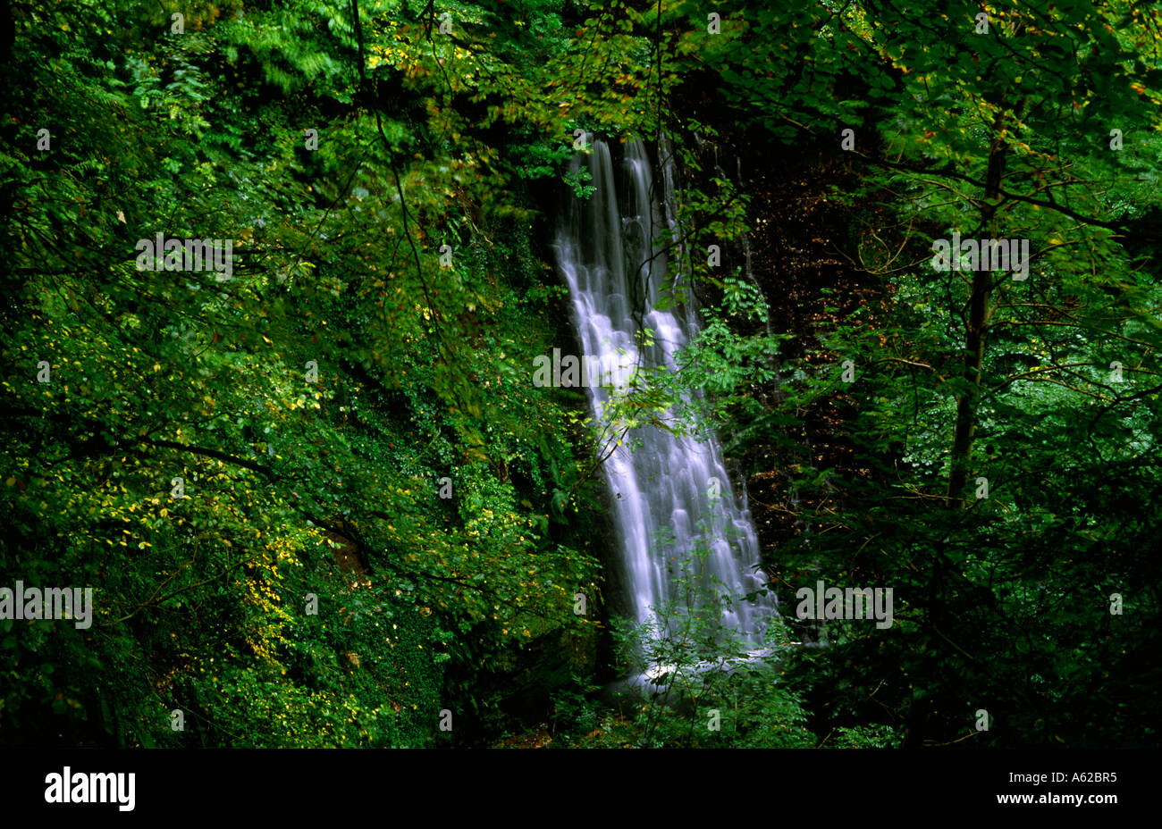 Falling Foss waterfall Stock Photo - Alamy