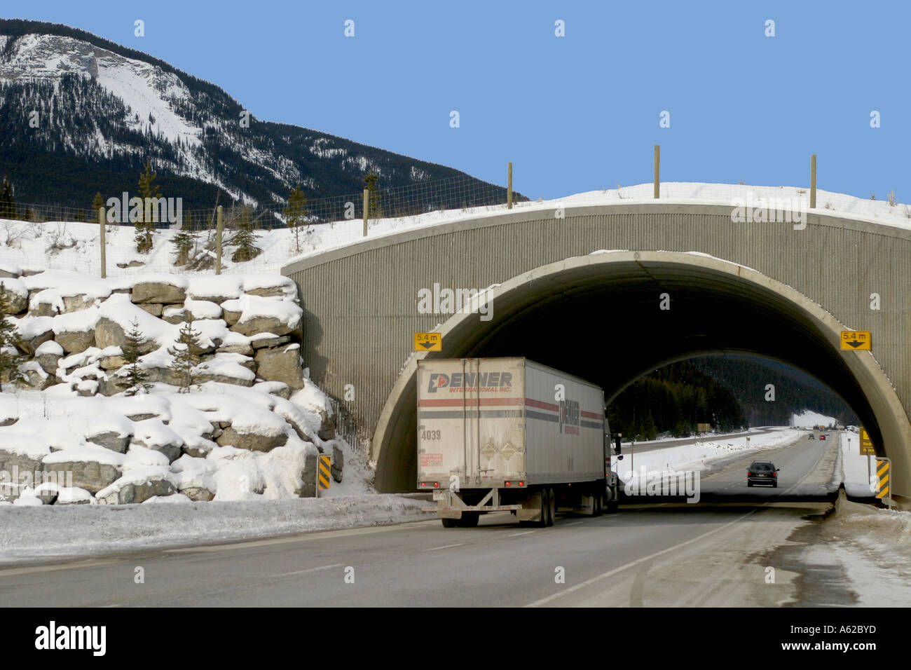Banff national park overpass hi-res stock photography and images - Alamy