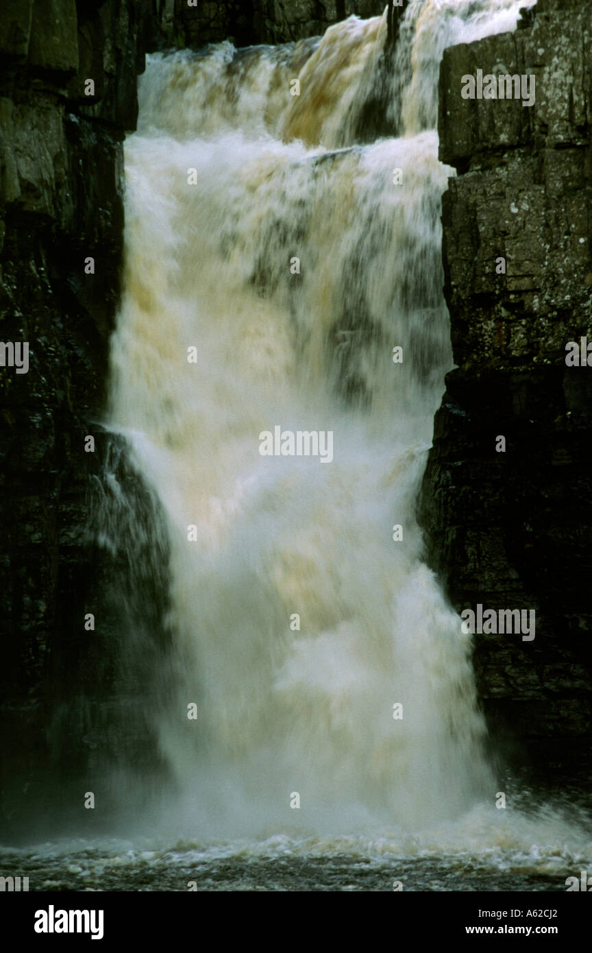 High Force waterfall Stock Photo - Alamy