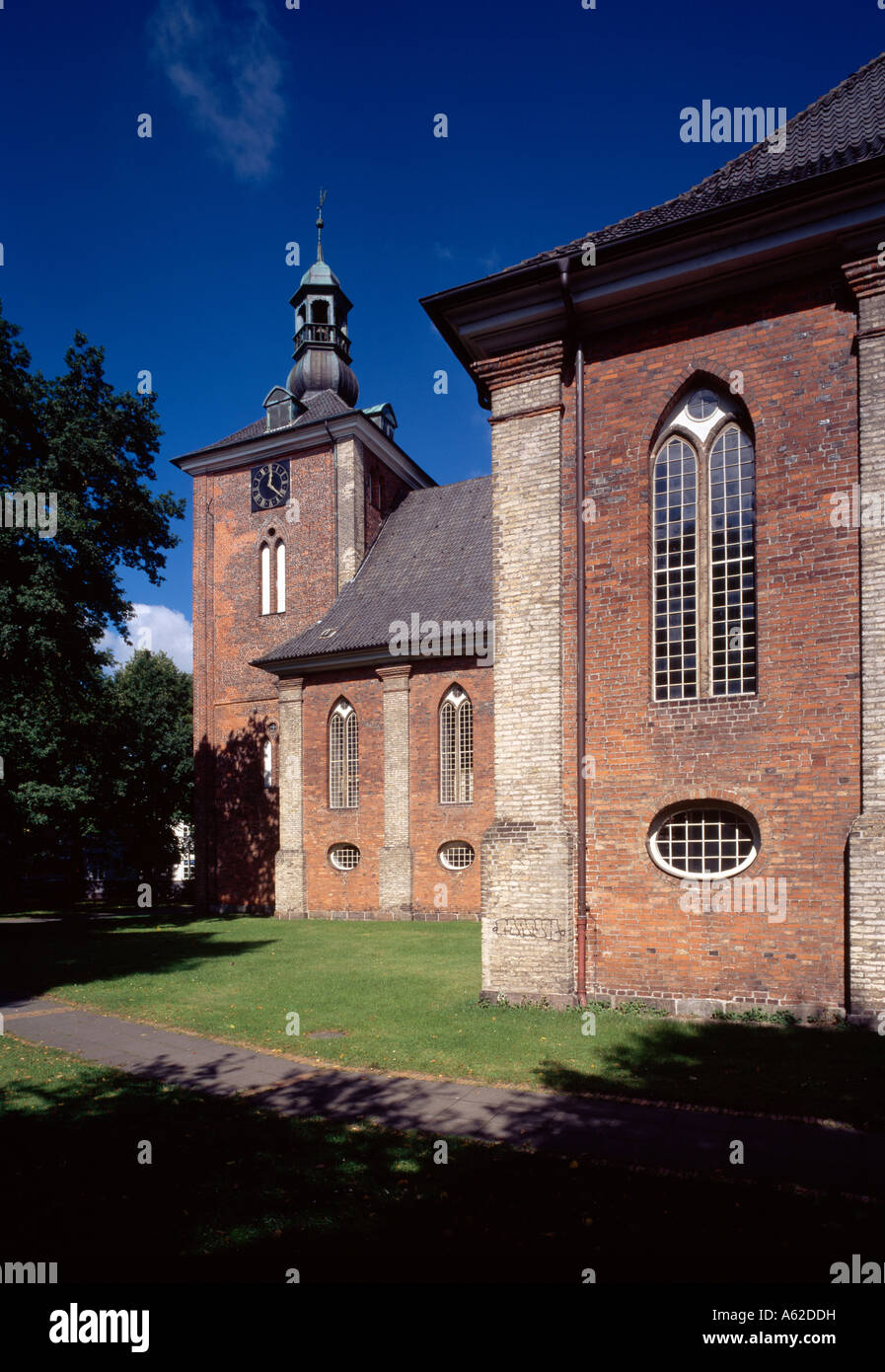 Rendsburg, Christkirche, Blick von Süden Stock Photo - Alamy