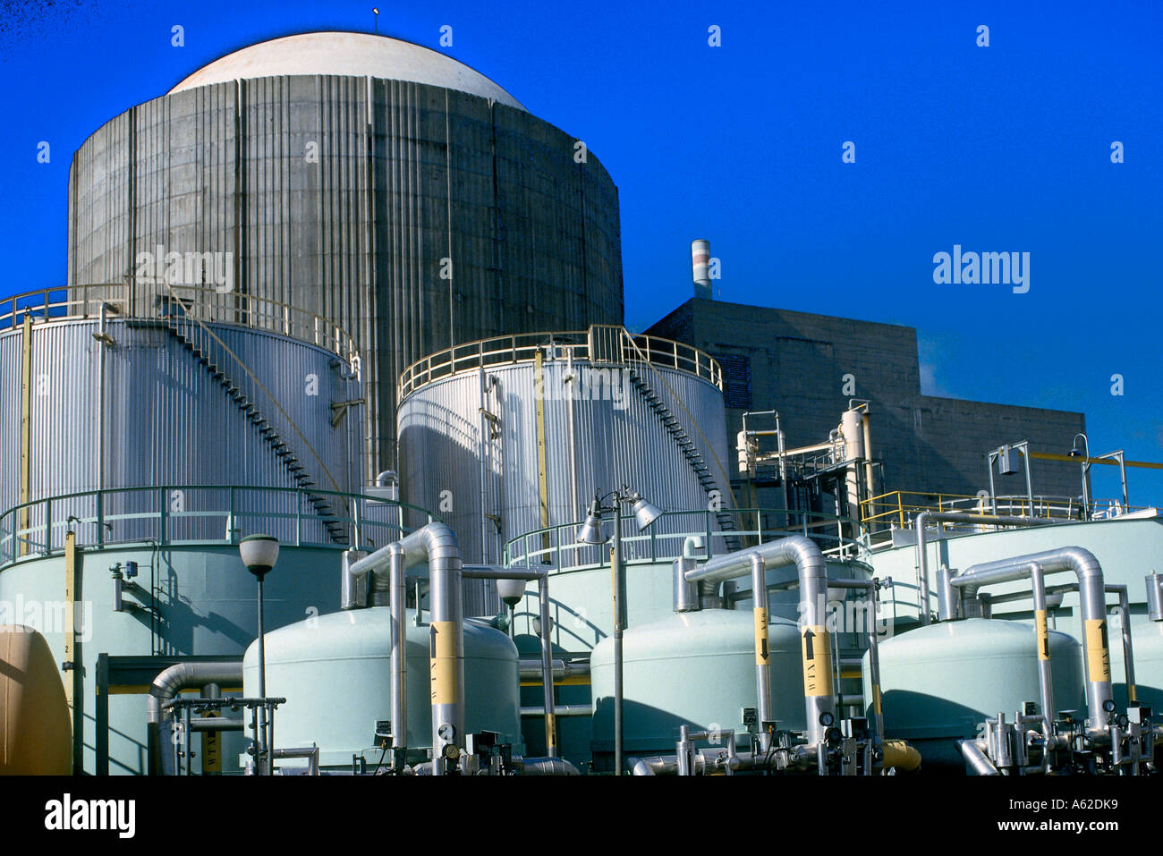 Storage tank at chemical refinery Stock Photo - Alamy