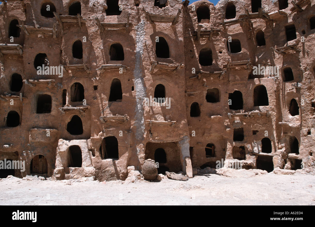 Berber Granary Kabao Old Town Nafusa Mountains Stock Photo - Alamy