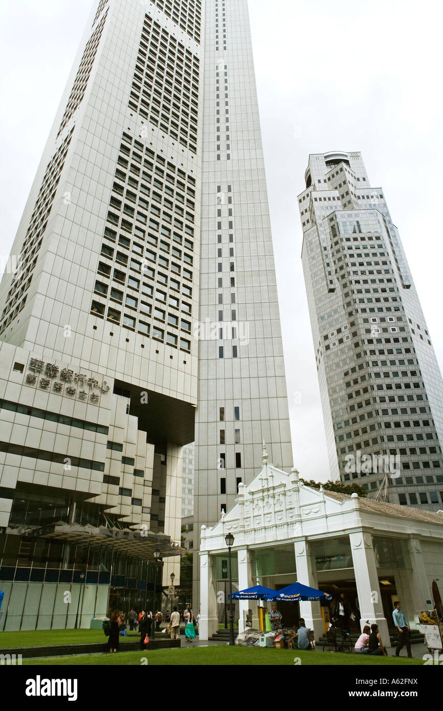 Raffles Place, the CBD of Singapore Stock Photo - Alamy