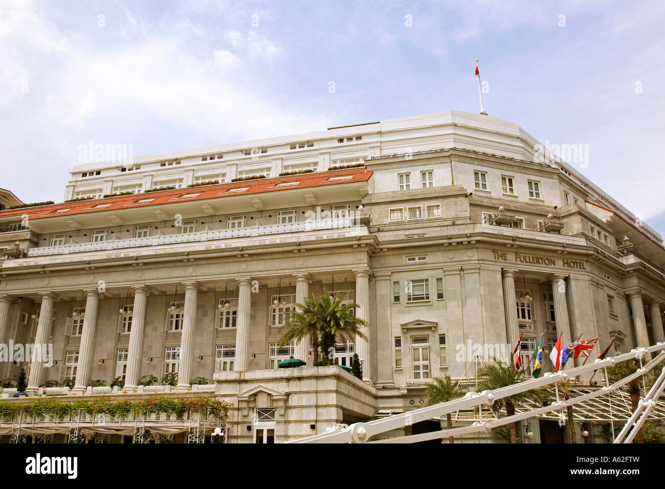 The Fullerton Hotel, Singapore Stock Photo - Alamy
