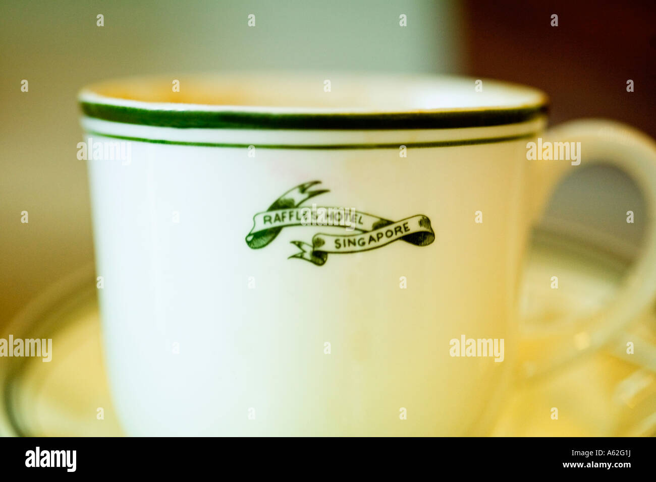 A tea cup at Raffles Hotel, Singapore Stock Photo - Alamy