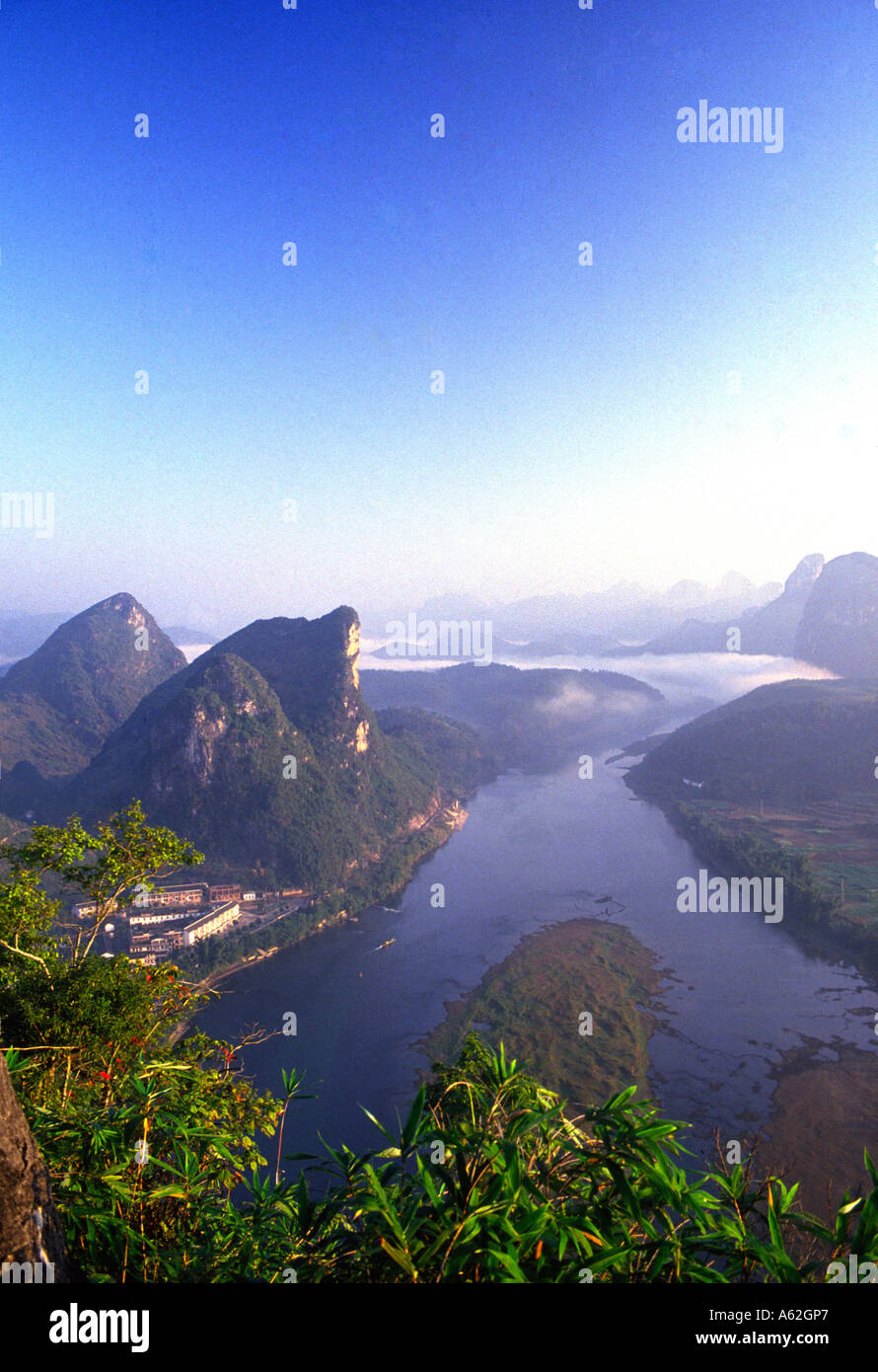 Li jiang river aerial hi-res stock photography and images - Alamy