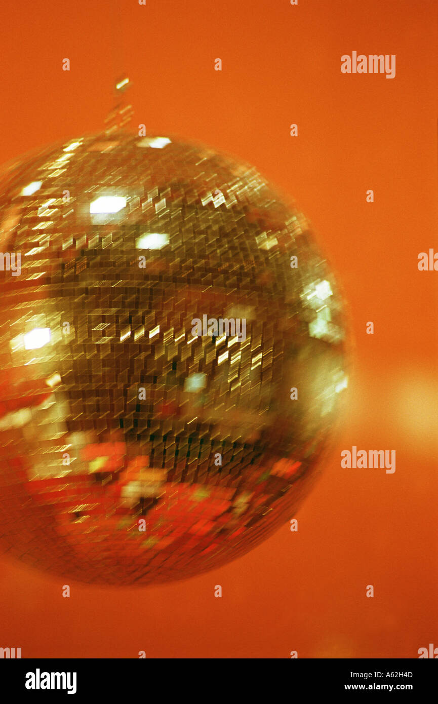hanging mirror ball sphere nightclub Stock Photo - Alamy