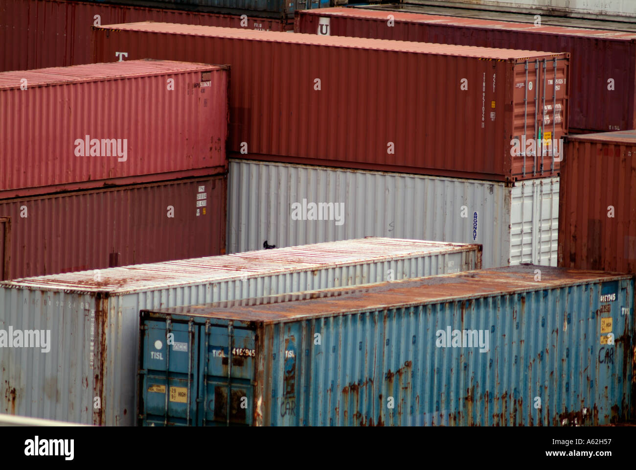 shipping containers transportation boxes transporting Stock Photo - Alamy