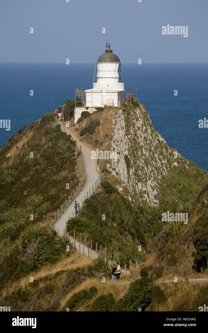 New Zealands southernmost lighthouse at Nugget Point the Catlins South ...