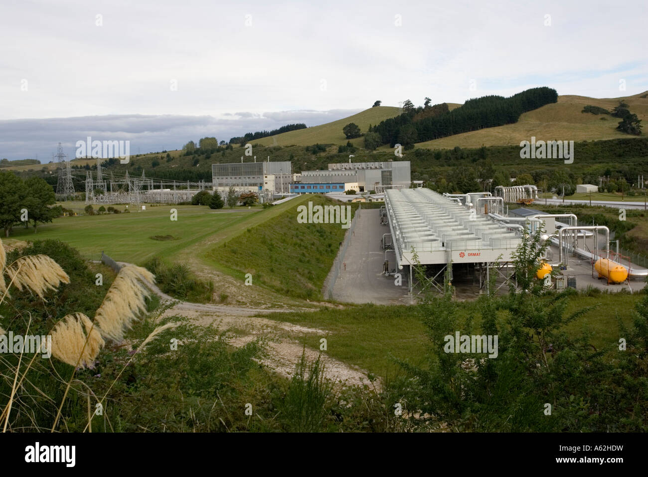 Wairakei Geothermal Power Station near Taupo North Island New Zealand ...