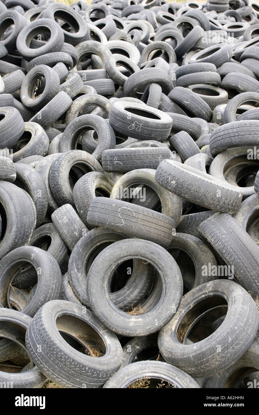Pile tyres new zealand hi-res stock photography and images - Alamy