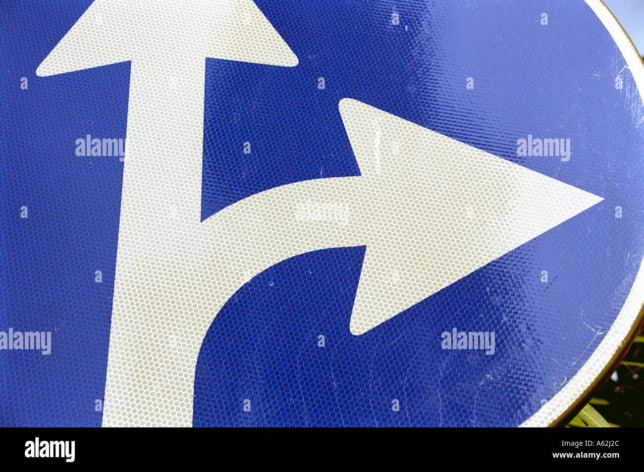 road sign direction arrows Stock Photo - Alamy
