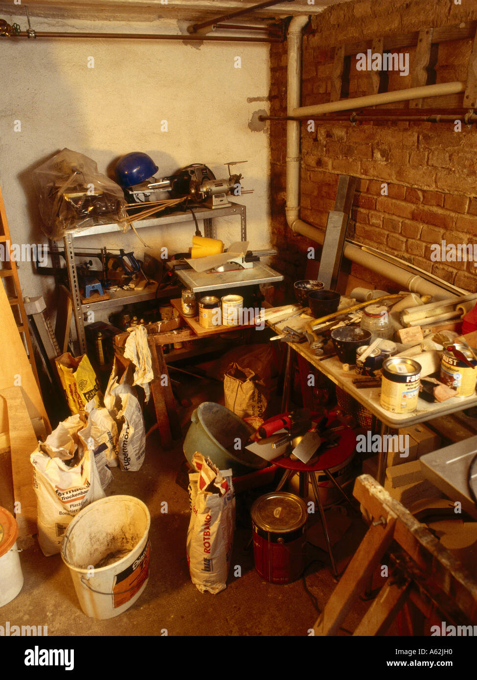 Interiors of workshop Stock Photo - Alamy