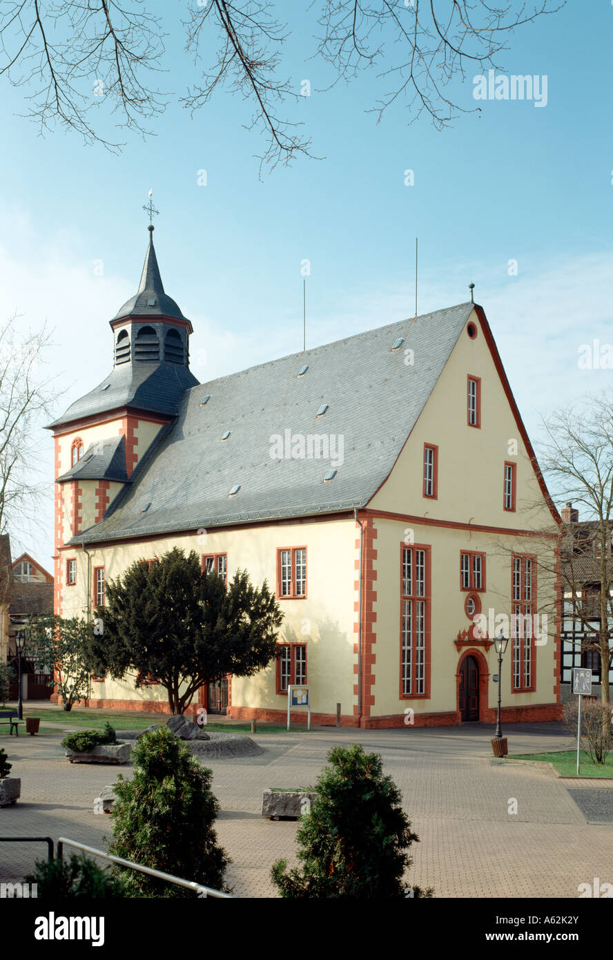 Nidda, Stadtkirche 1615-1618, Gesamtansicht Stock Photo - Alamy