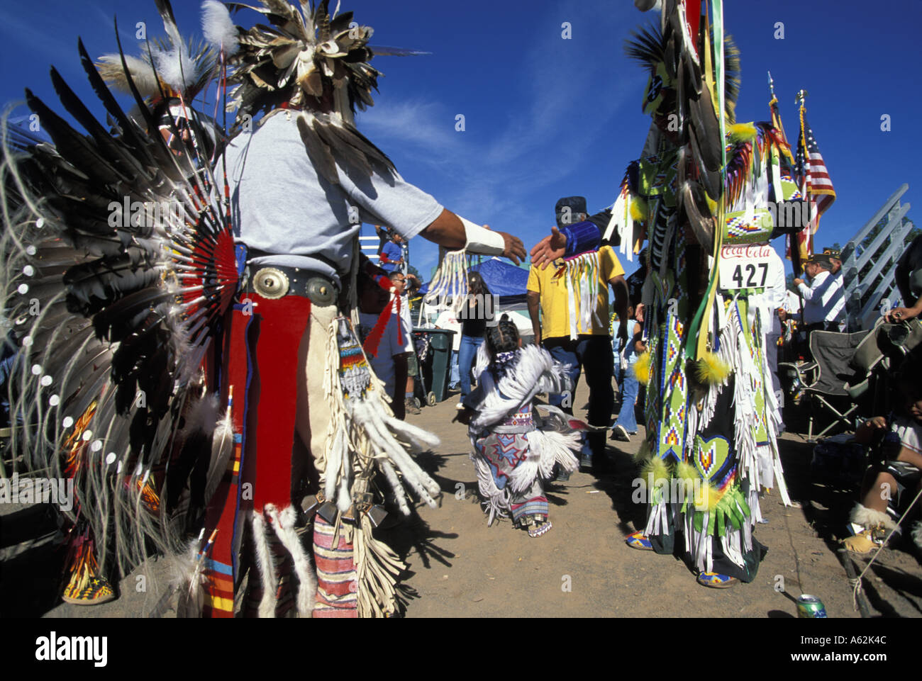 Arizona White Mountain Apache Indian Reservation Participants line up ...