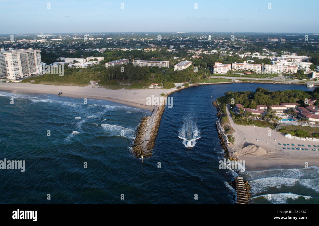 Boca Inlet to the Intracoastal waterway Boca Raton South Florida ...