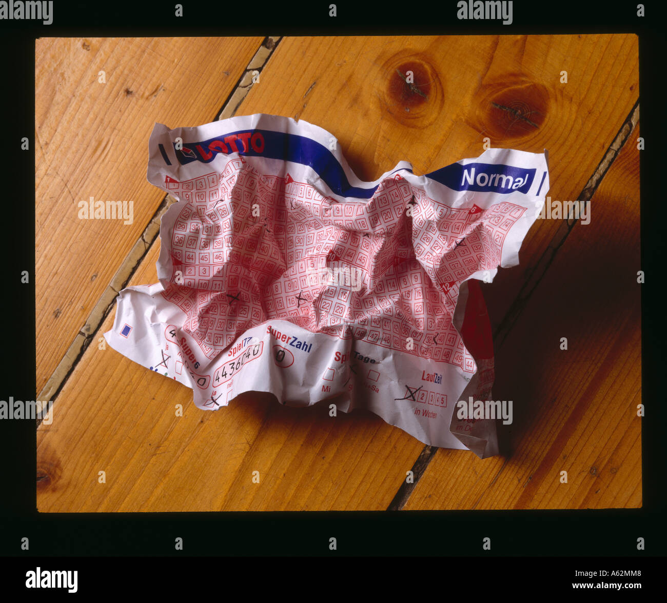 Crumpled up lottery ticket hi-res stock photography and images - Alamy