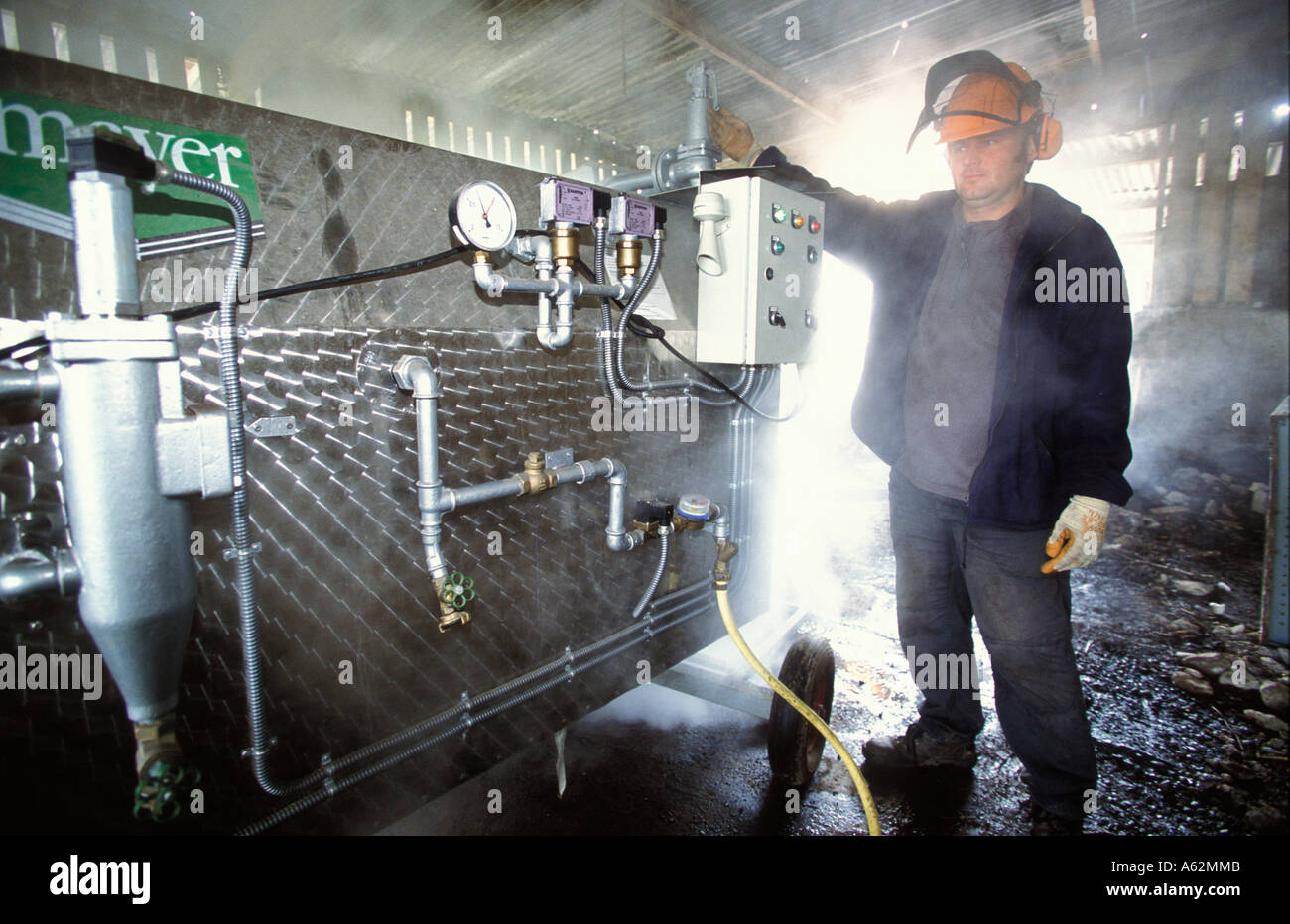 sterilizing compost with steam Stock Photo - Alamy