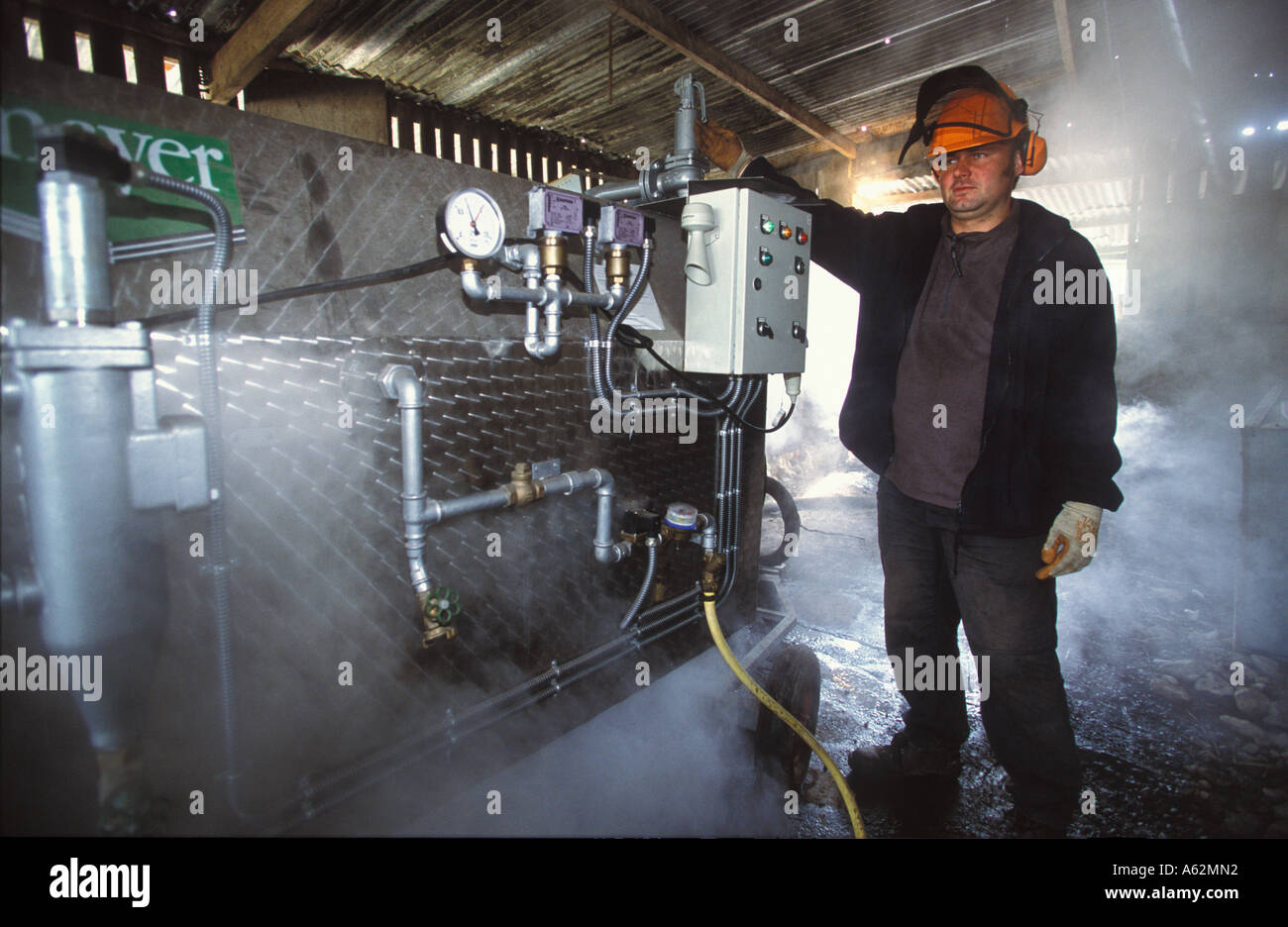 sterilizing compost with steam Stock Photo - Alamy