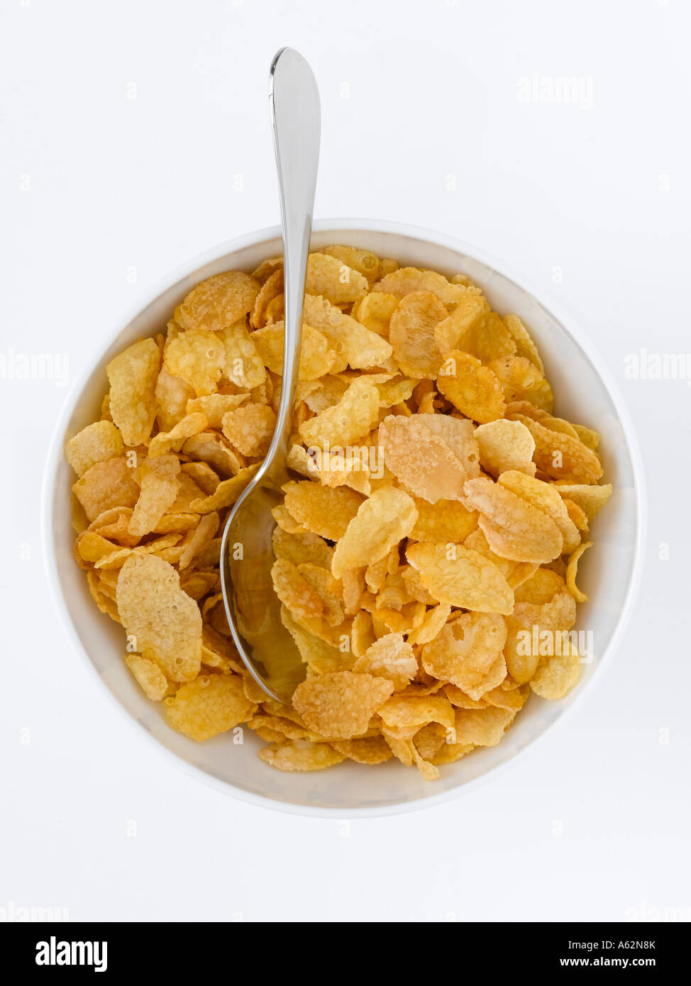 Bowl of cornflakes Stock Photo - Alamy