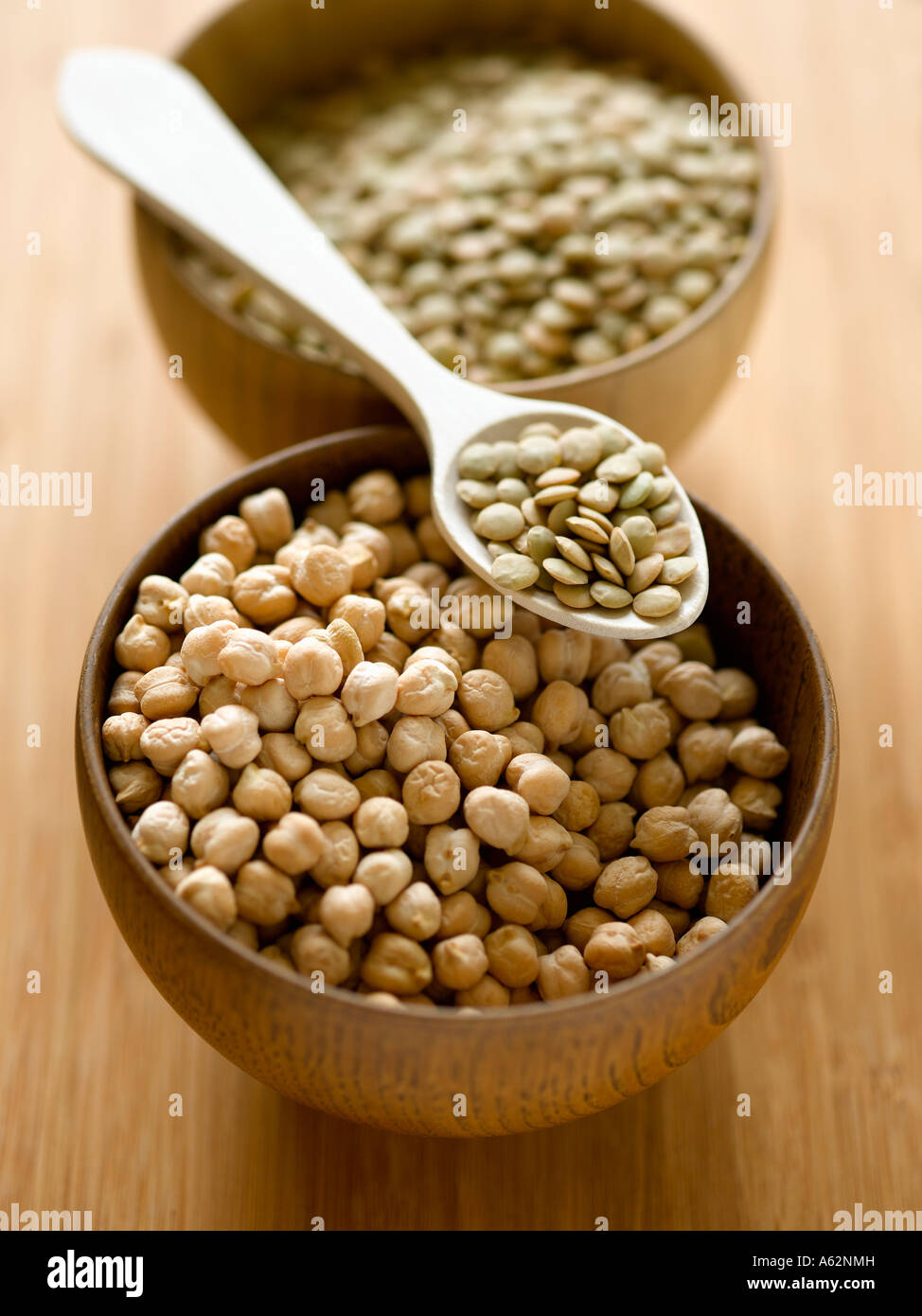 Chickpeas and lentils shot with professional medium format digital ...