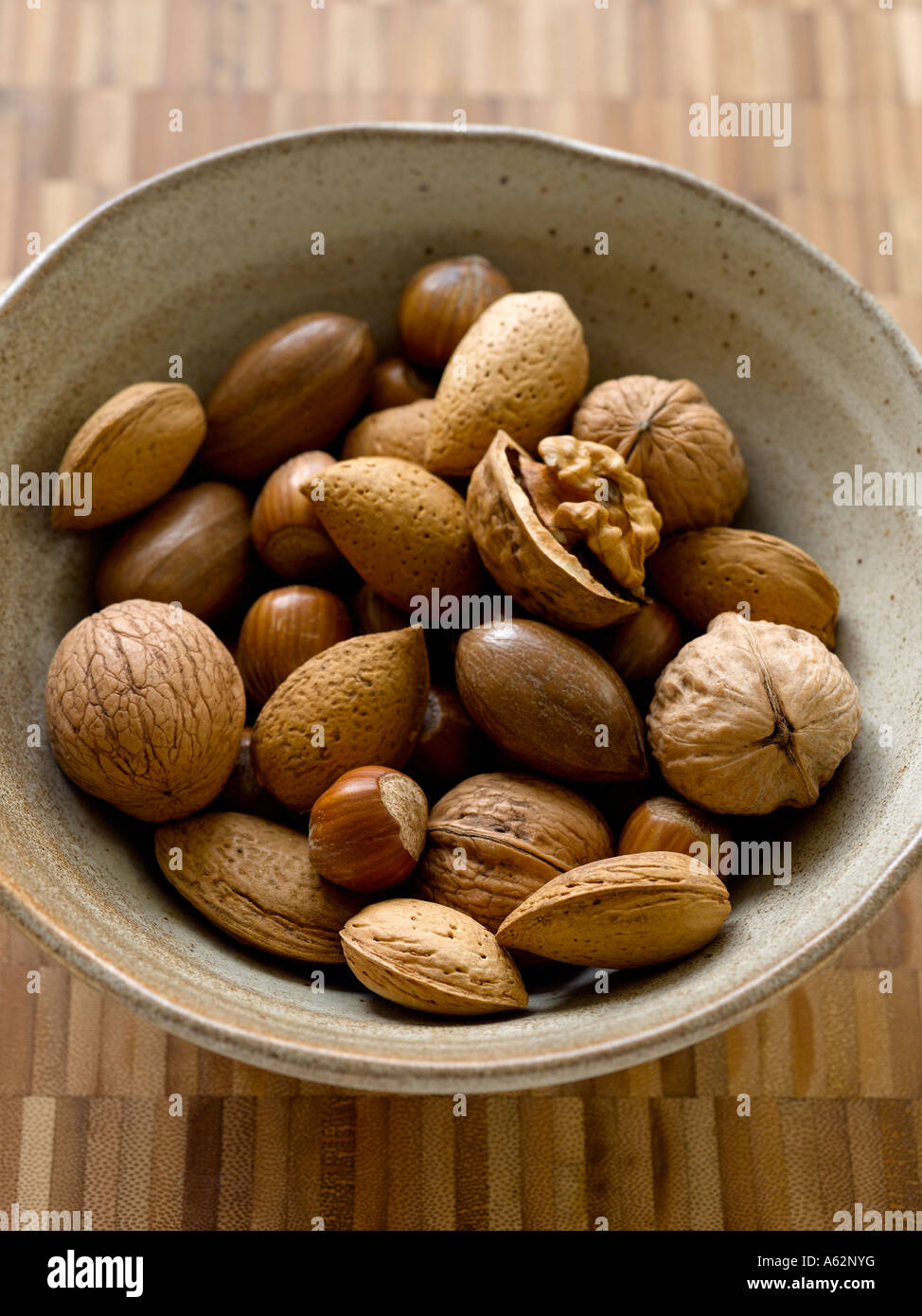Group of mixed nuts hi-res stock photography and images - Alamy