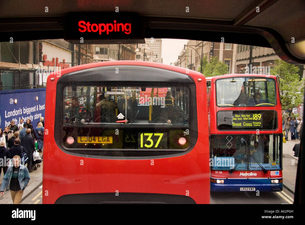 Windshield of a tour bus hi-res stock photography and images - Alamy