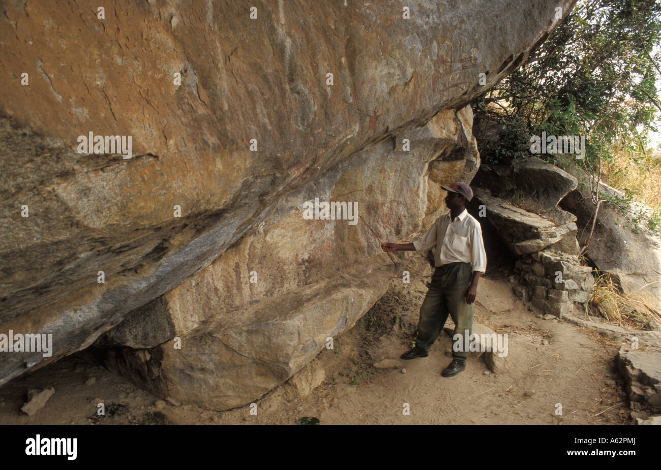 Kondoa rock art Maasai Escarpment Rock Art Reserve Kolo Kondoa region ...