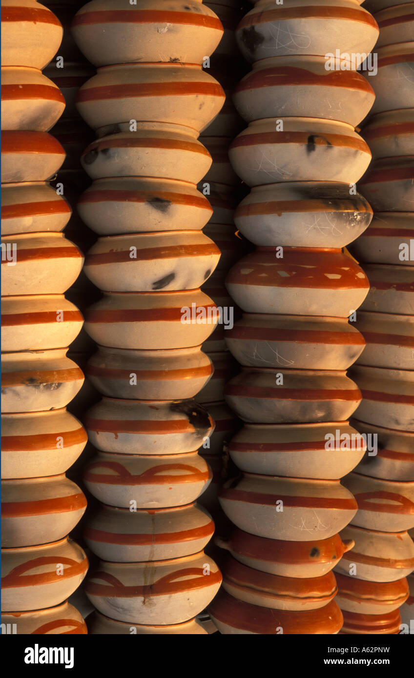 clay pots crafted by the Kisi people Matema pottery market Matema beach ...