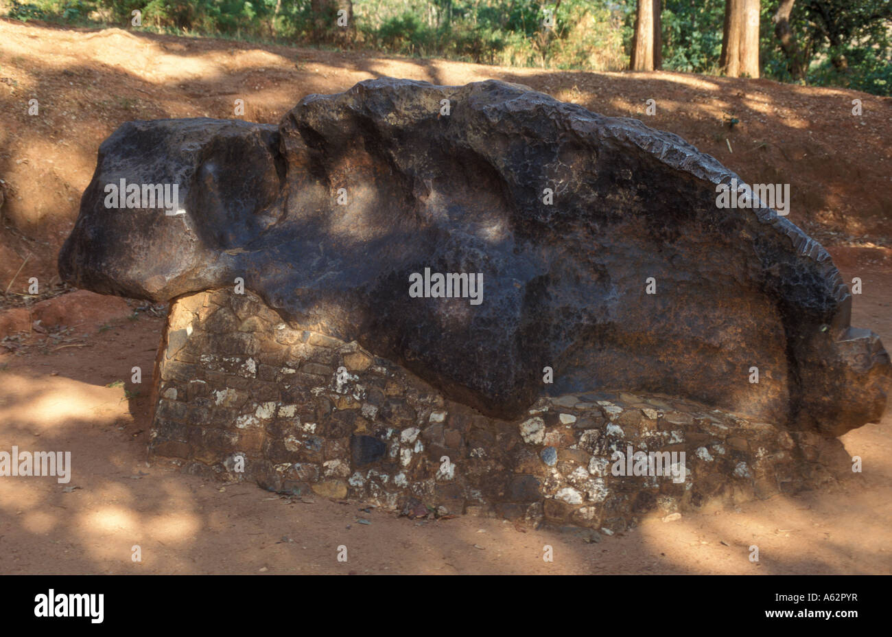 Mbozi meteorite near Mbeya Southern Highlands Tanzania Stock Photo - Alamy
