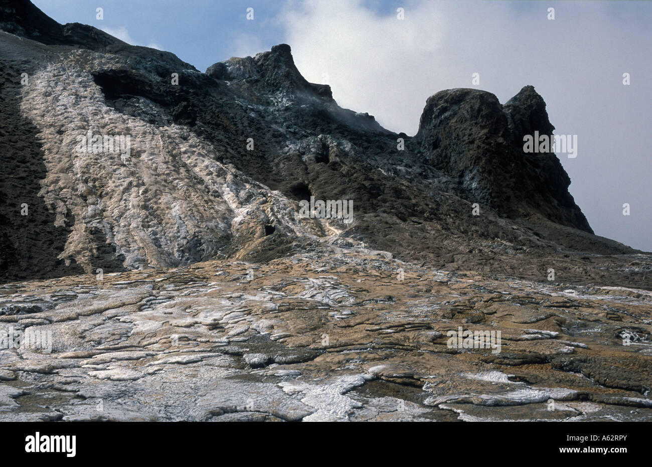 Ol Doinyo L'Engai active carbonate volcano near lake Natron Tanzania ...