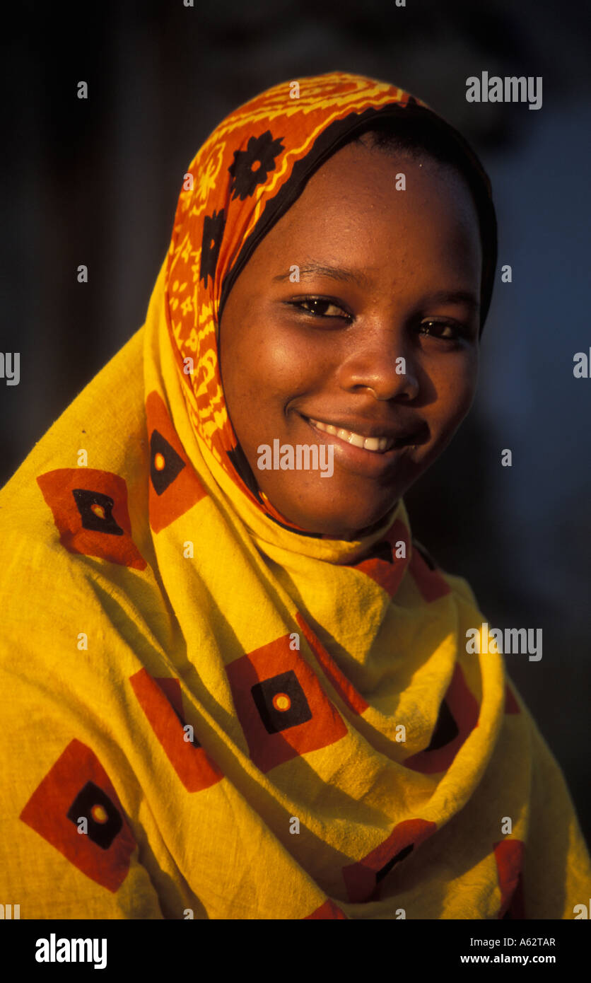 Swahili woman Bagamoyo Tanzania Stock Photo - Alamy