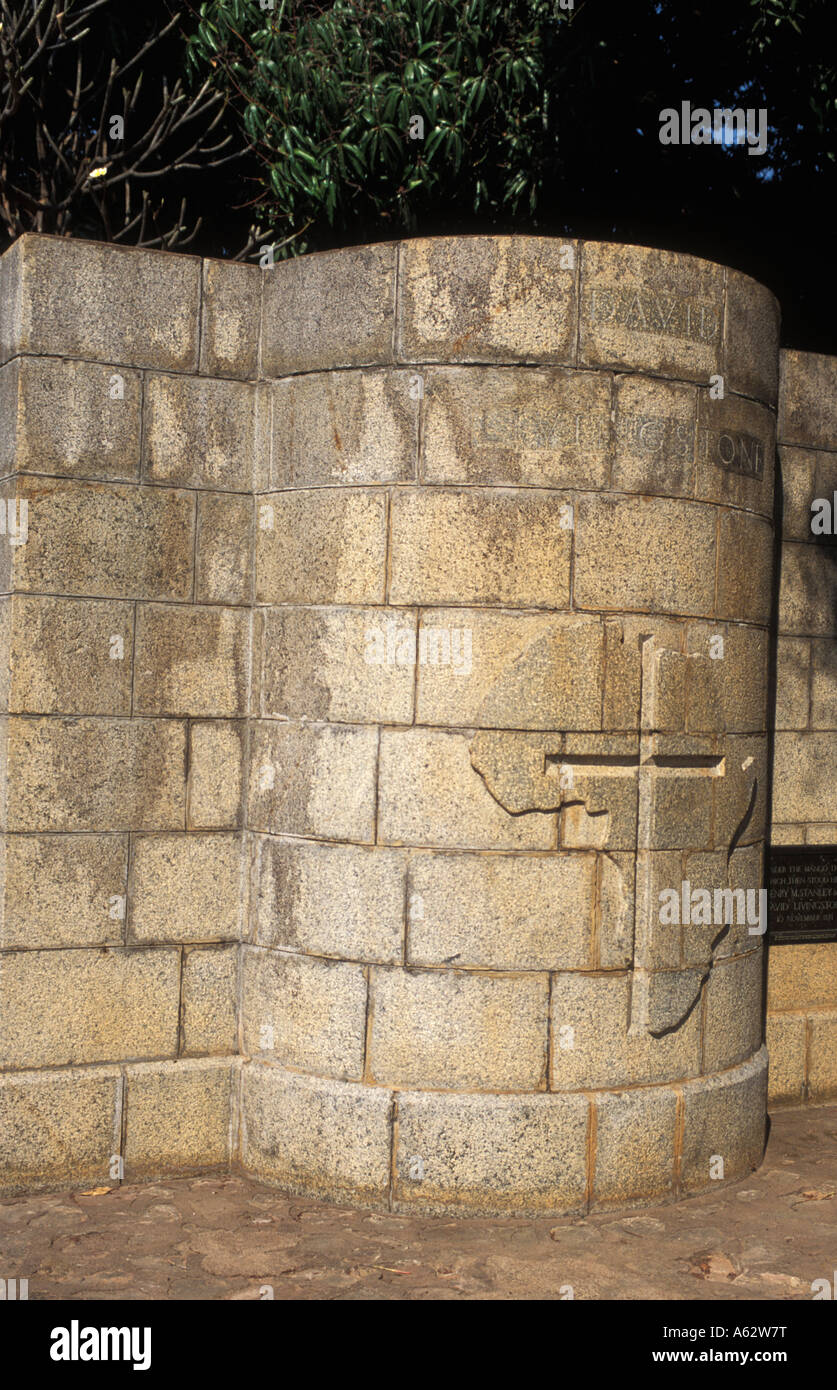 Livingstone museum monument dedicated to Livingstone and Stanley's ...