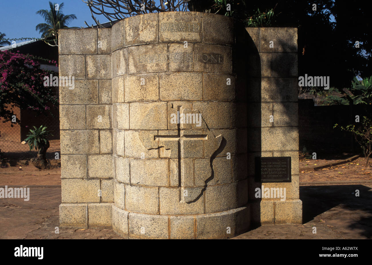 Livingstone museum monument dedicated to Livingstone and Stanley's ...