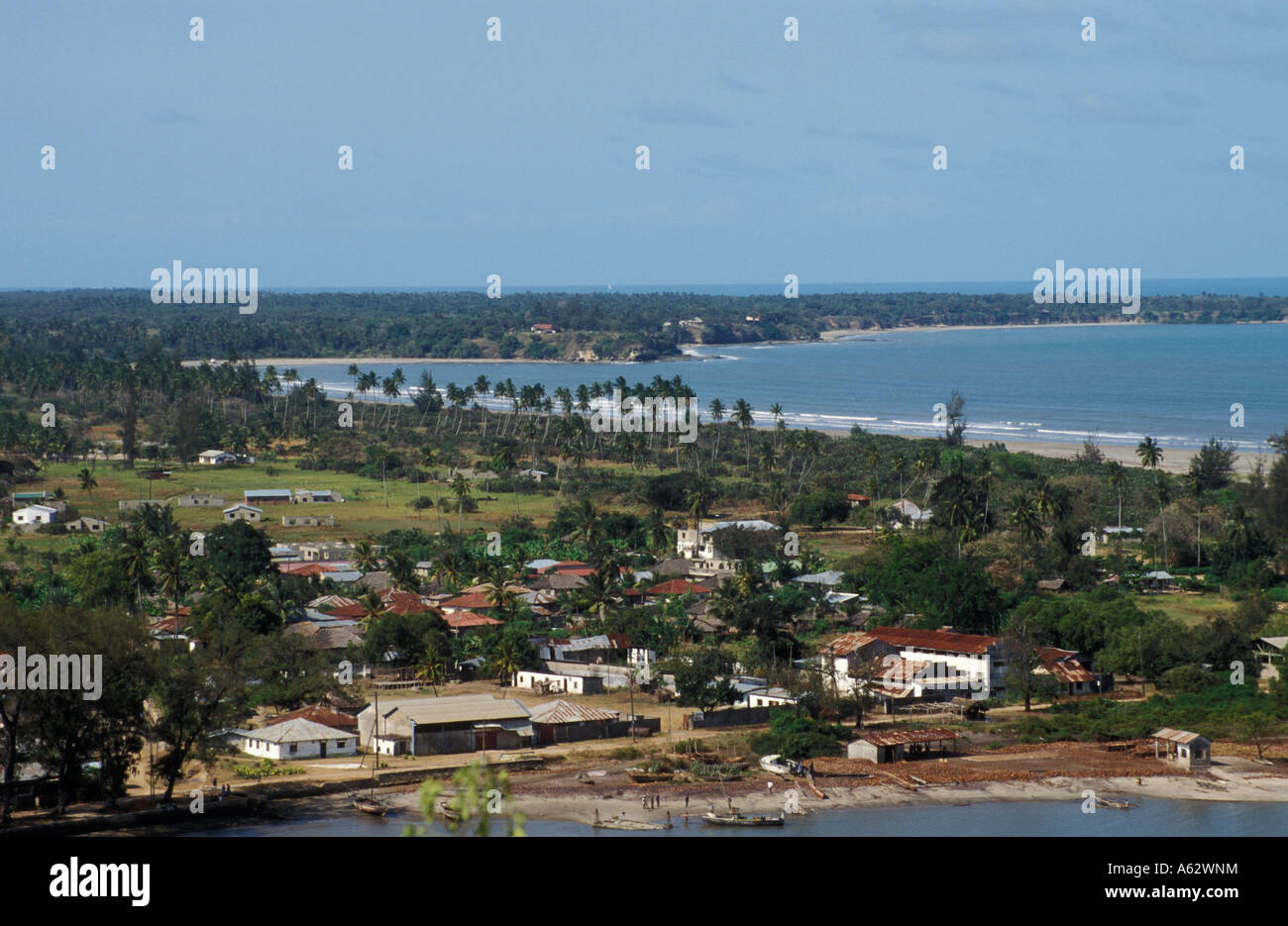 view over Pangani at the Pangani river mouth Tanzania Stock Photo - Alamy