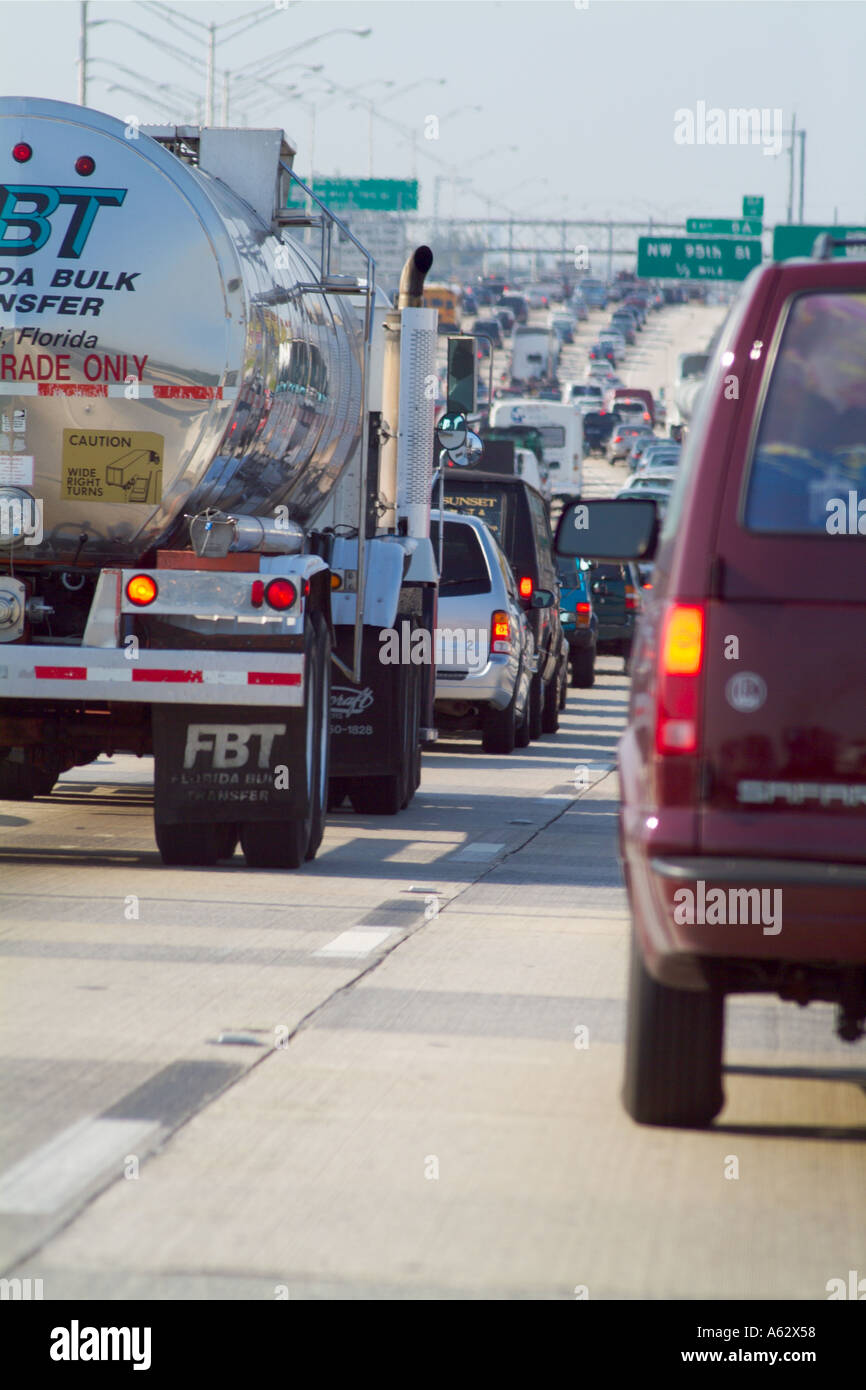 traffic on I 95 in South Florida interstate highways roads ...