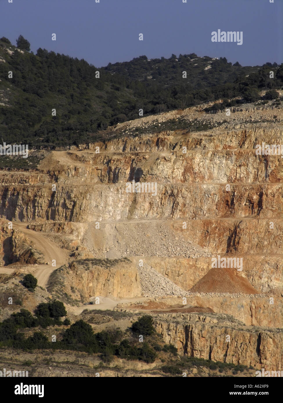 A quarry mining site Stock Photo - Alamy