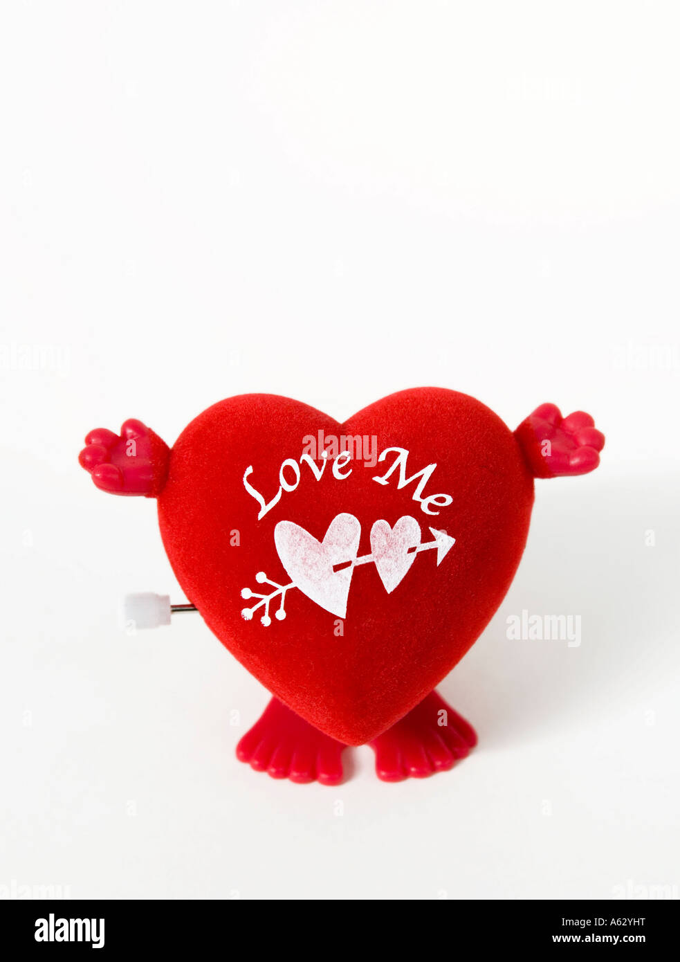 Wind up toy heart Stock Photo - Alamy