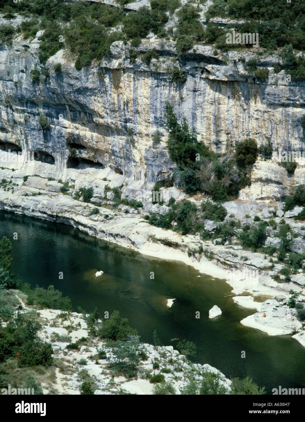 Ardeche gorge river south france hi-res stock photography and images ...