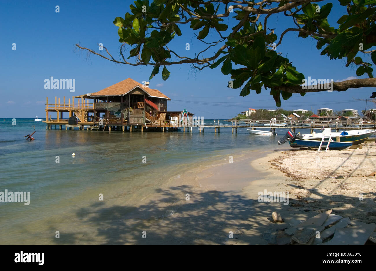 West end Roatan Stock Photo - Alamy