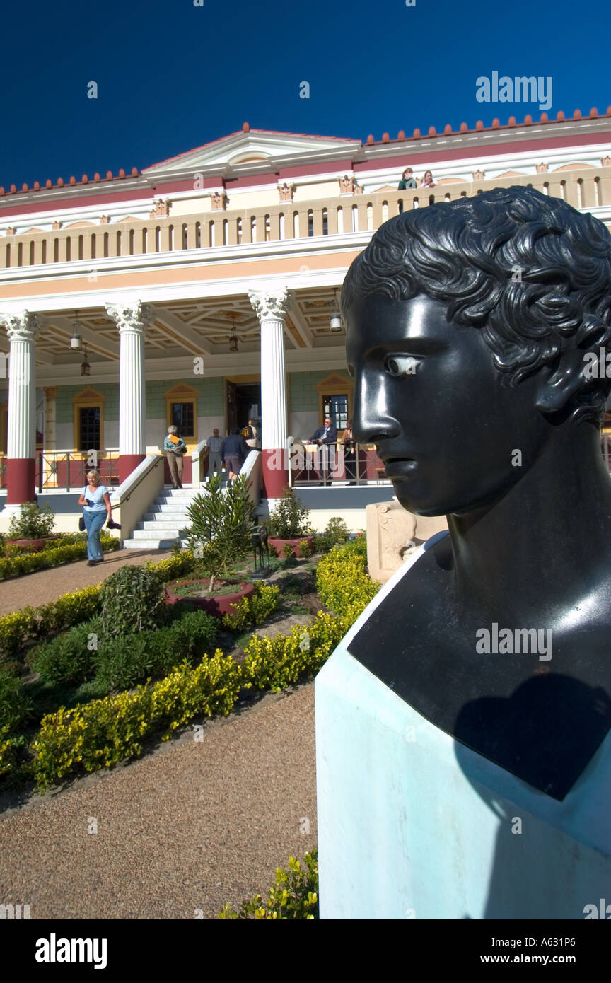 The Getty Villa Museum Malibu California Stock Photo - Alamy