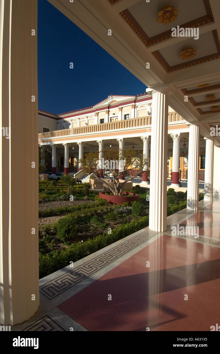 The Getty Villa Museum Malibu California Stock Photo - Alamy