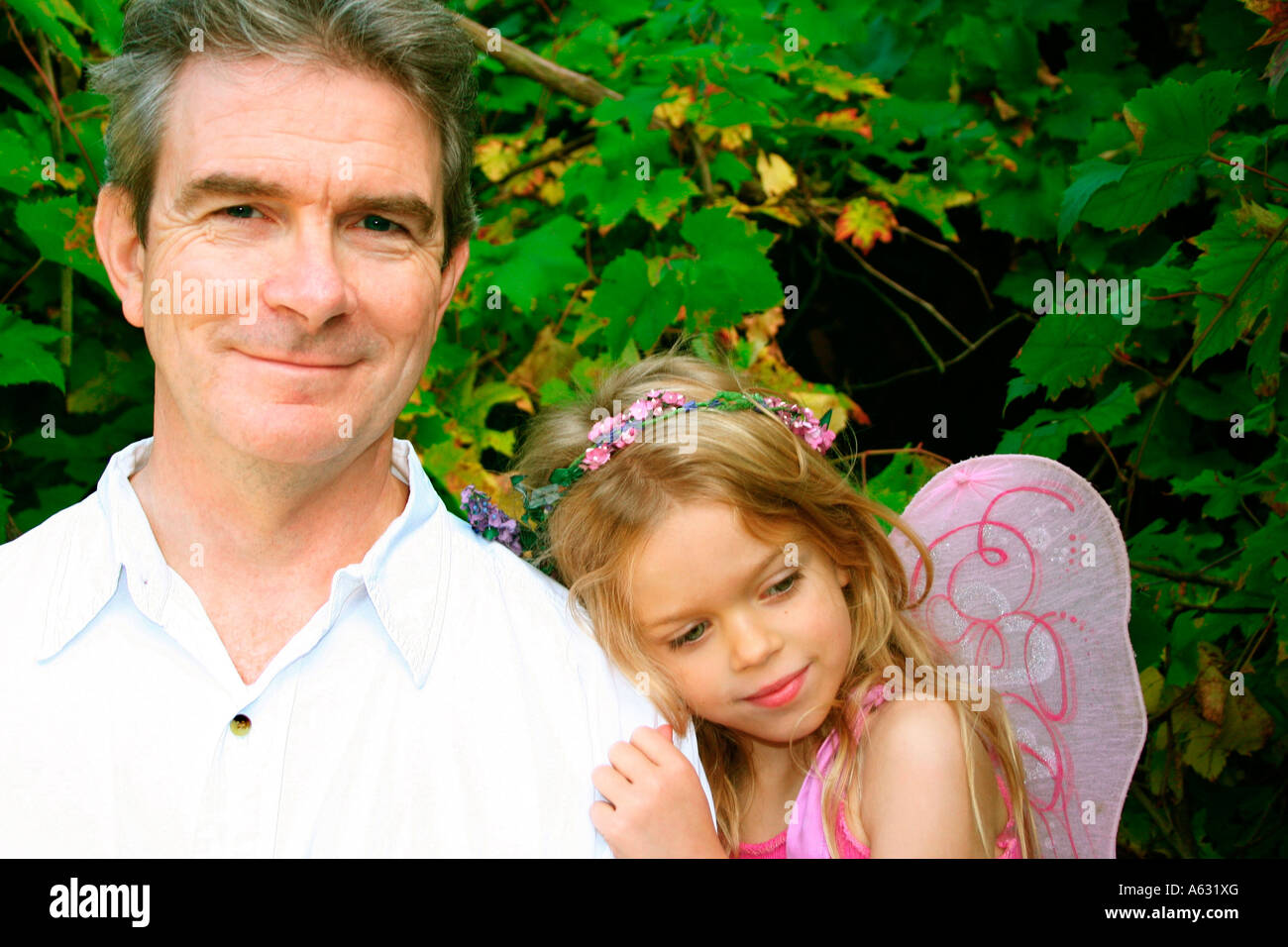 Proud dad and daughter Stock Photo - Alamy