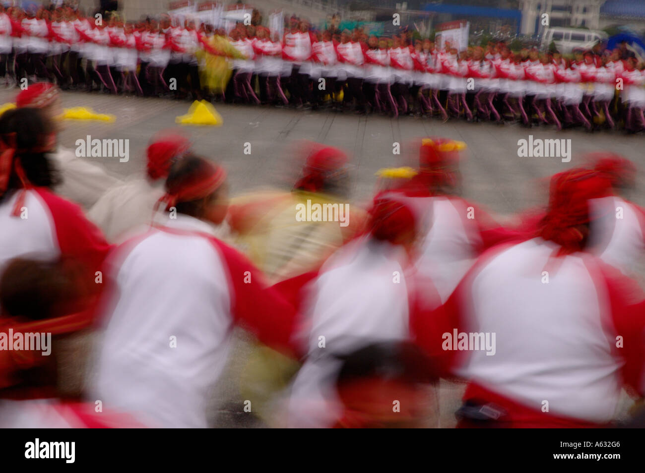 Traditional village dance in Taipei Stock Photo - Alamy