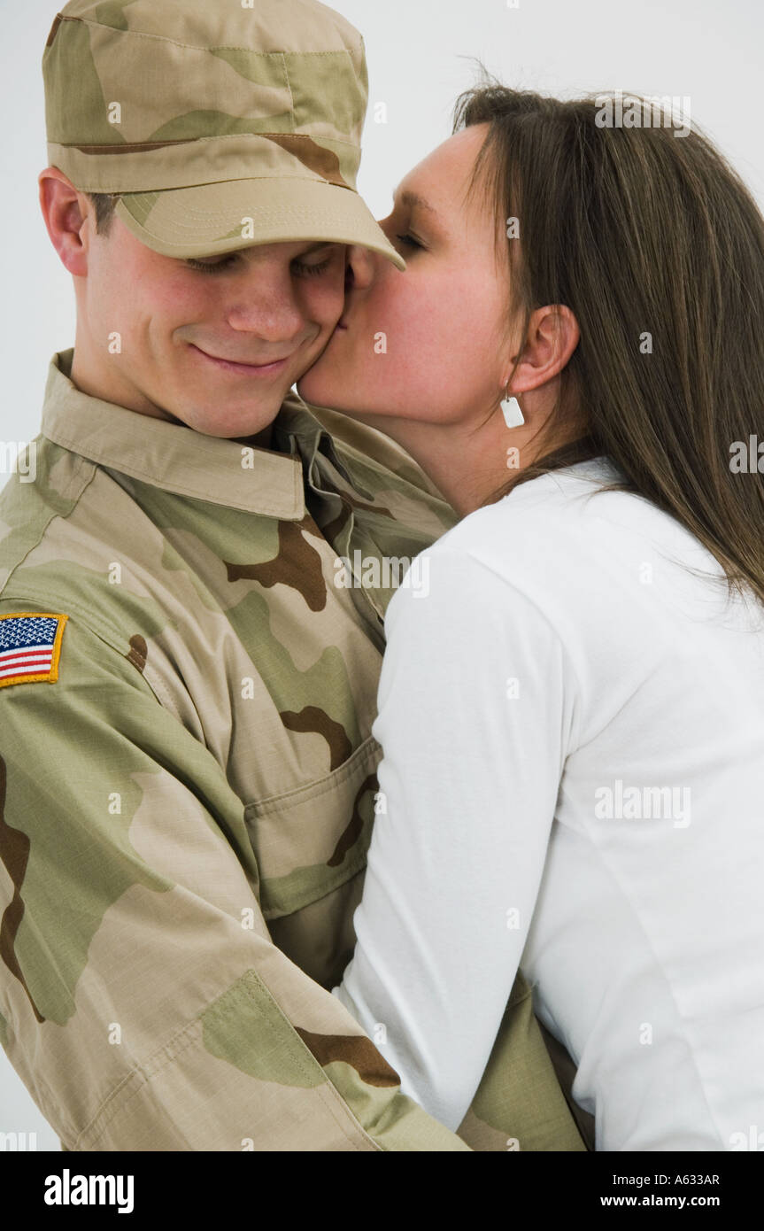 Military wife departure hi-res stock photography and images - Alamy