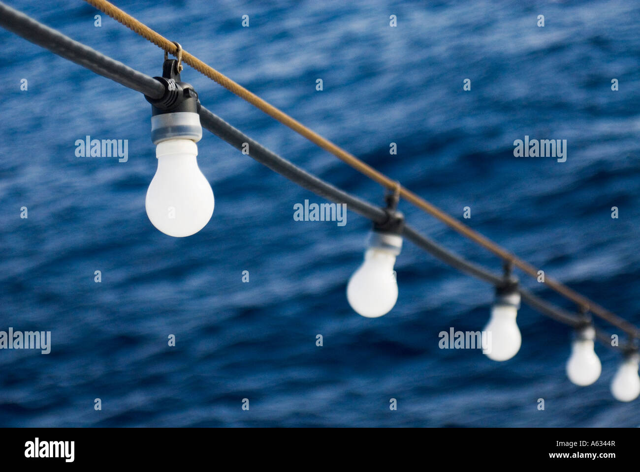 String of lights Stock Photo - Alamy
